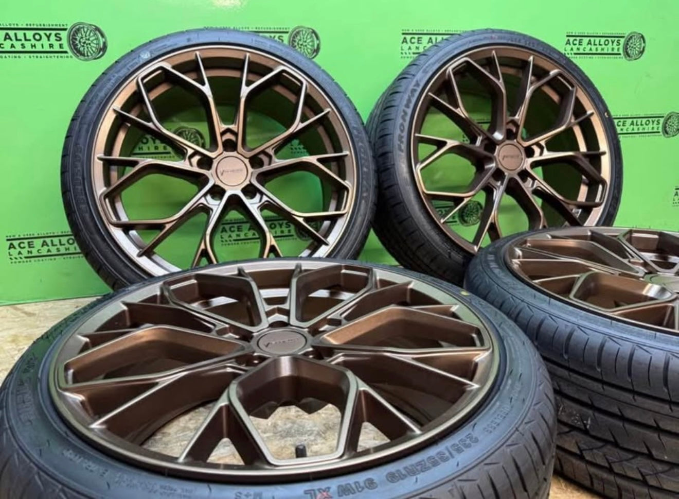 *BRAND NEW* VELOCITY 19” X 8.5J 5x112 ALLOY WHEELS + BRAND NEW TYRES V ...