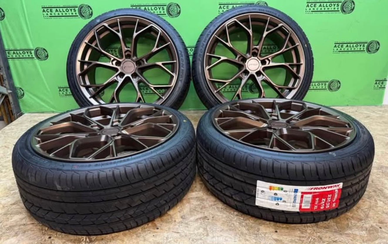 *BRAND NEW* VELOCITY 19” X 8.5J 5x112 ALLOY WHEELS + BRAND NEW TYRES V ...